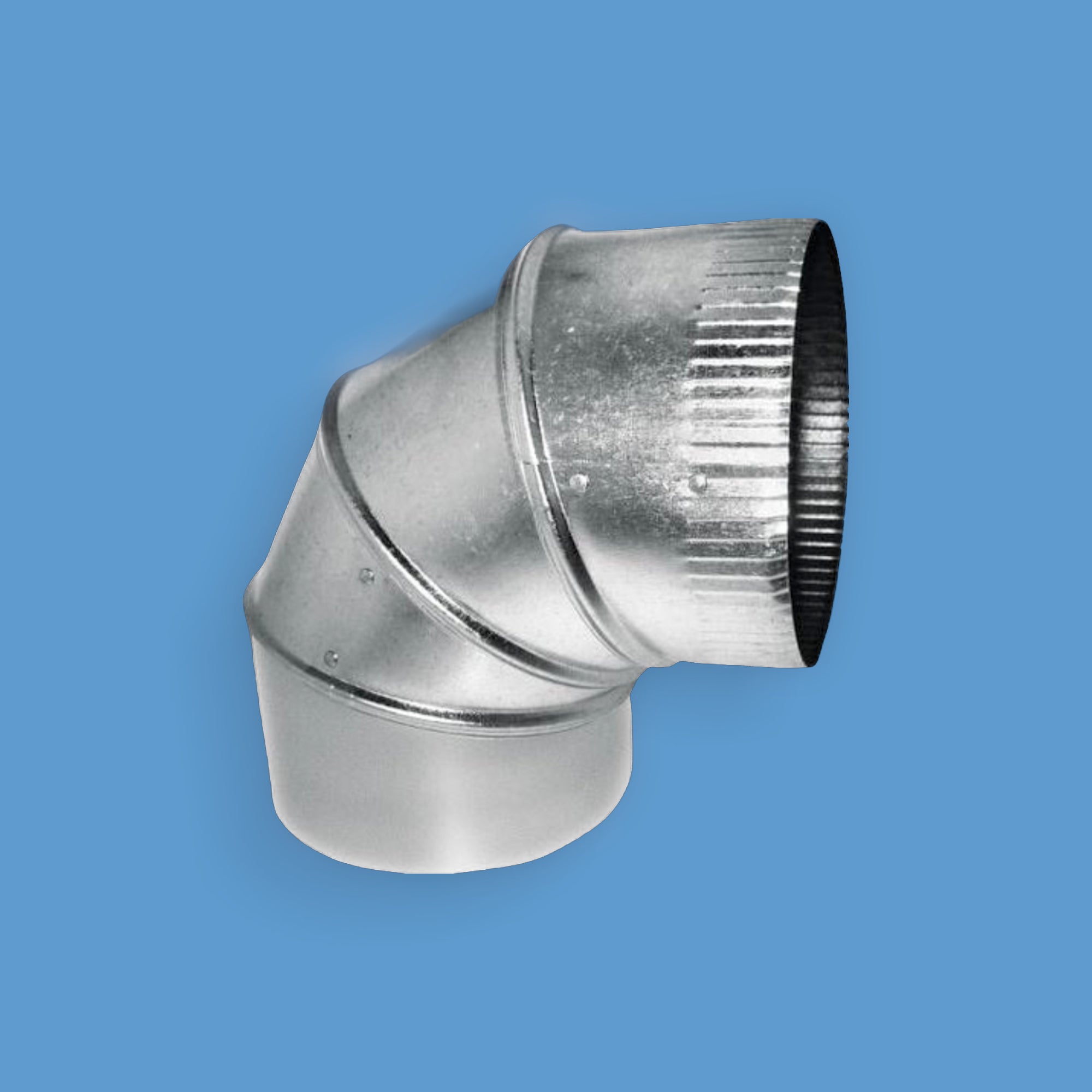 90° Galvanized Elbow 24Gauge | Marfin Sheet Metal Group